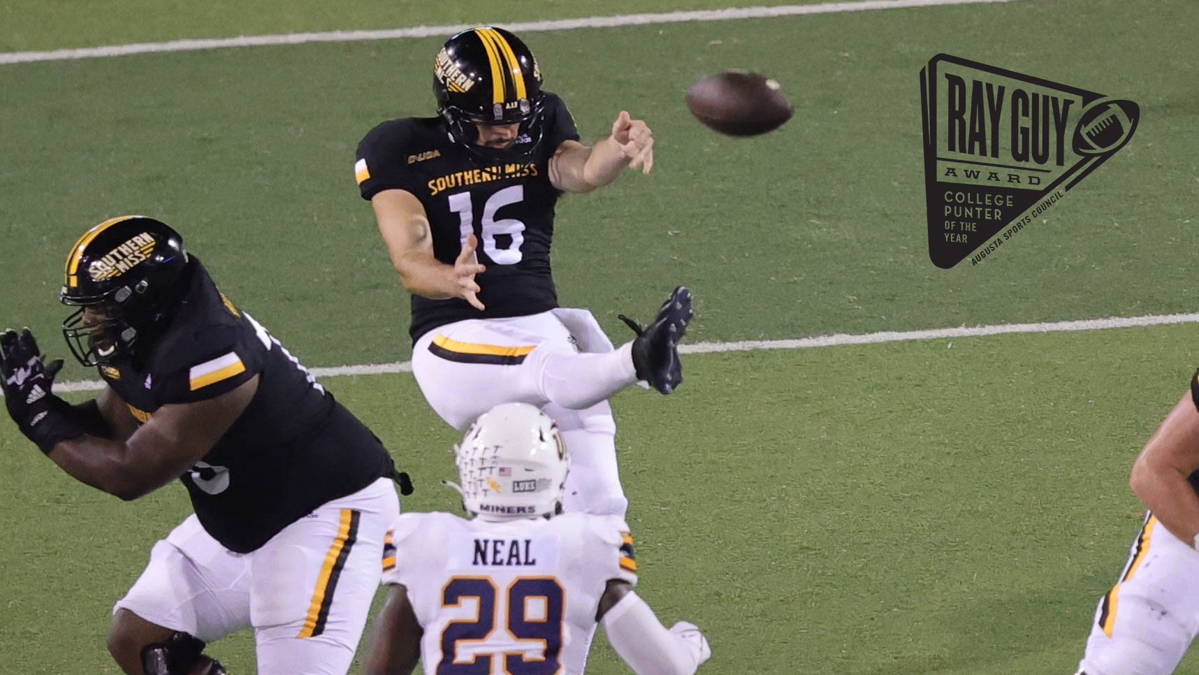 Ray Guy Award Announces Ray’s 8 for Week Three Games including Southern ...