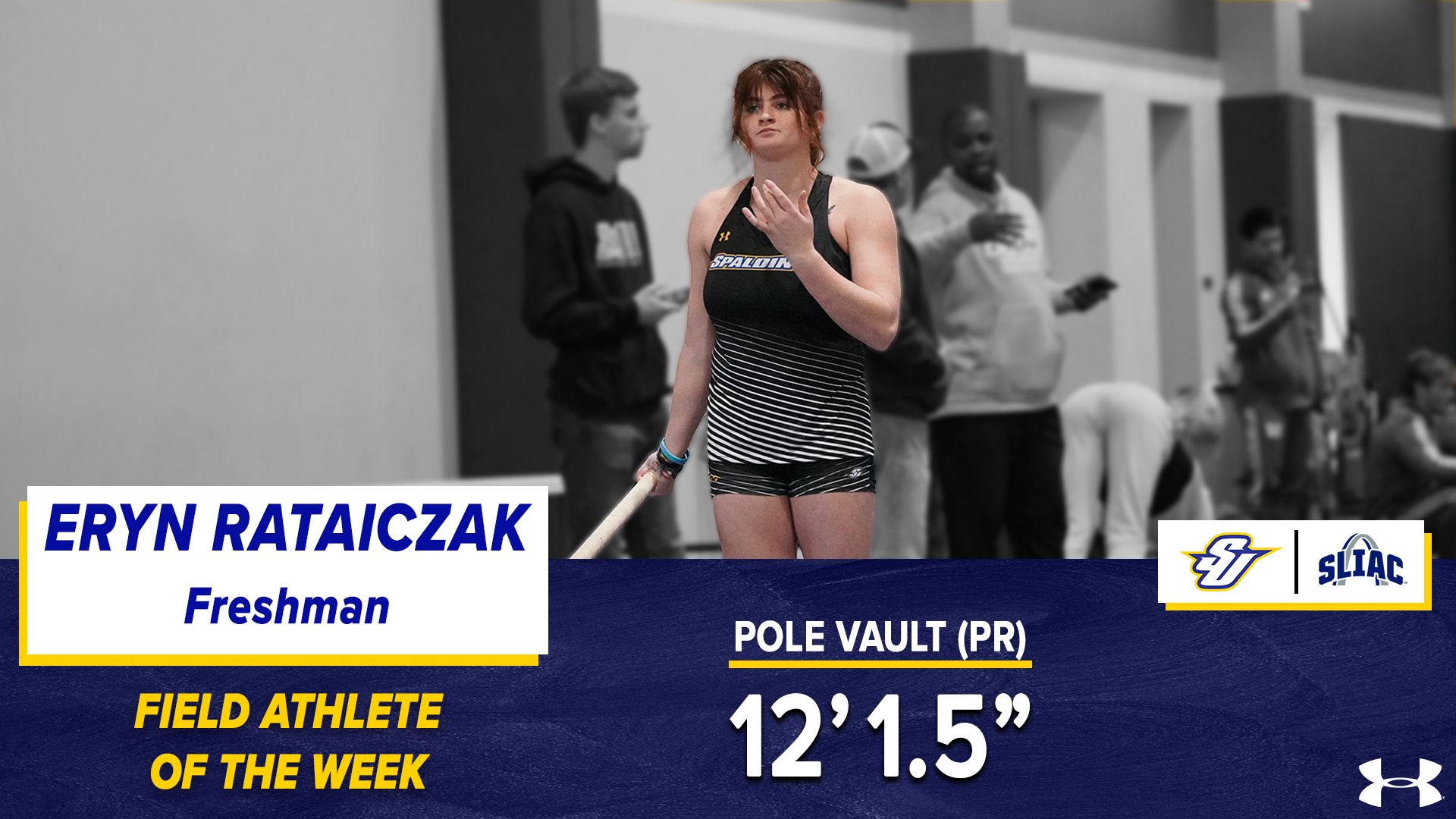 Hagan named SLIAC Field Athlete of the Week - Spalding University Athletics