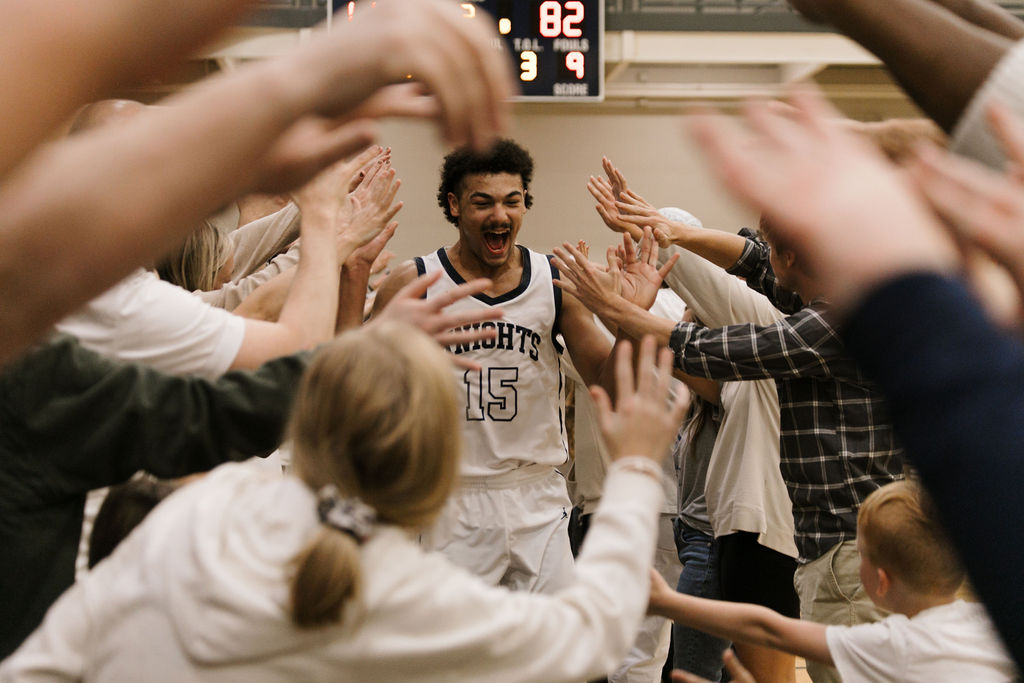 White-Out Win for the Knights! - Spurgeon College