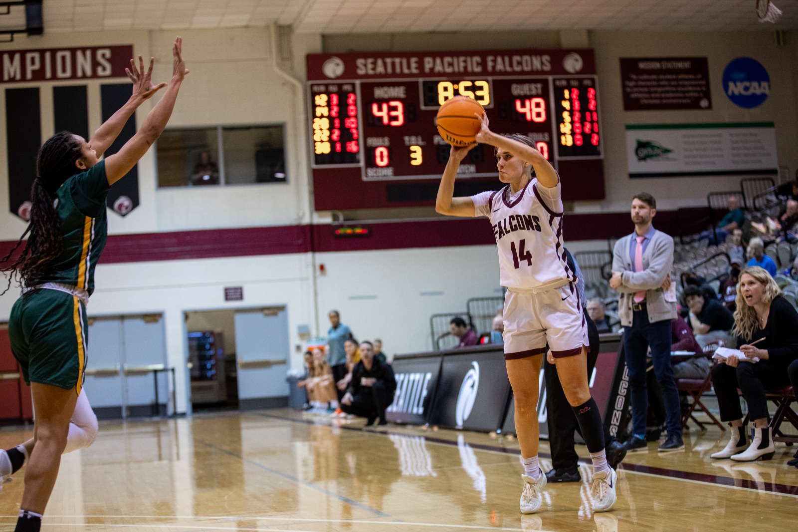 Beirne Gets Hot, SPU Flattens Fairbanks - SPU Athletics