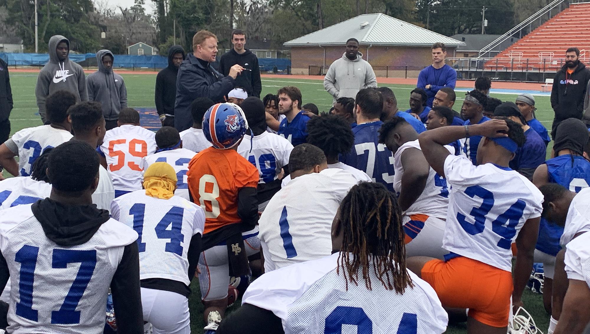 Football Tigers open 2020 spring practice - Savannah State University ...