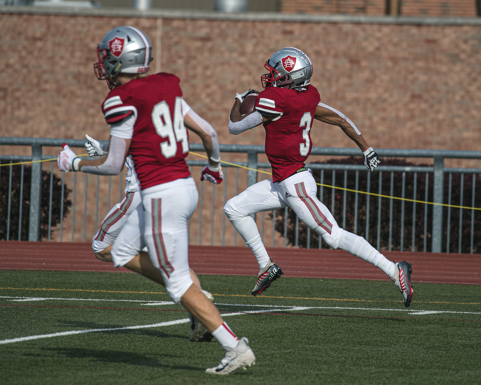 1st Football starts season with scrimmage vs. Brebeuf College - St ...