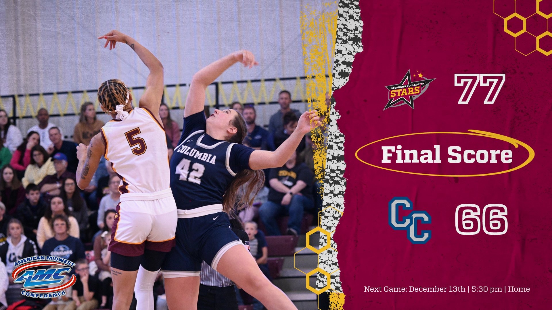 Cross-Town Rivalry Ends in AMC Victory for Stephen's Stars - Stephens College