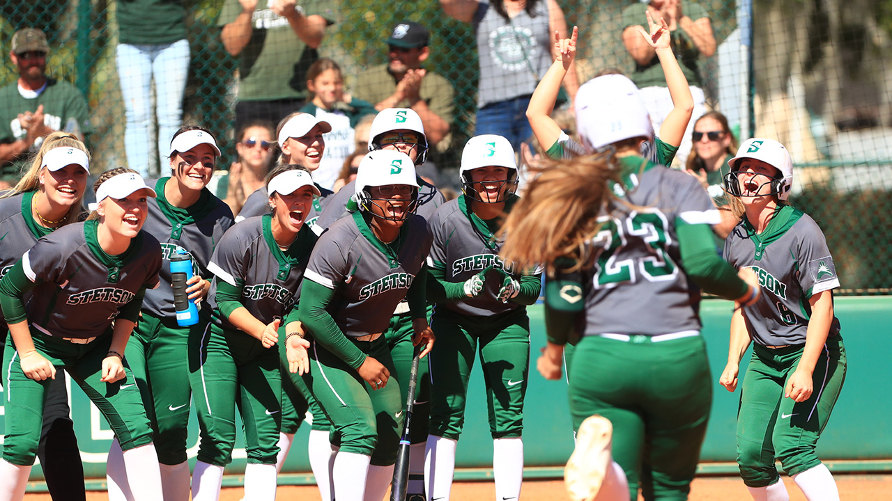 Shubert Shines as Hatters Defeat George Mason 8-3 - Stetson University ...