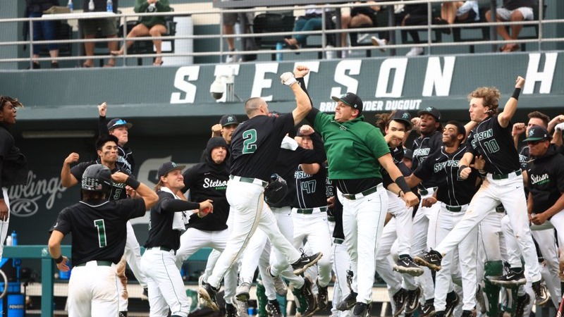 HATTERS COME OUT SWINGING TO DOWN EAGLES ON THE ROAD - Stetson ...