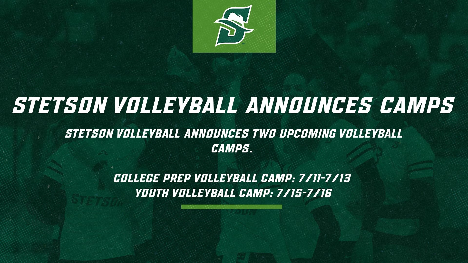 Stetson Volleyball Releases Fall Schedule - Stetson University Athletics