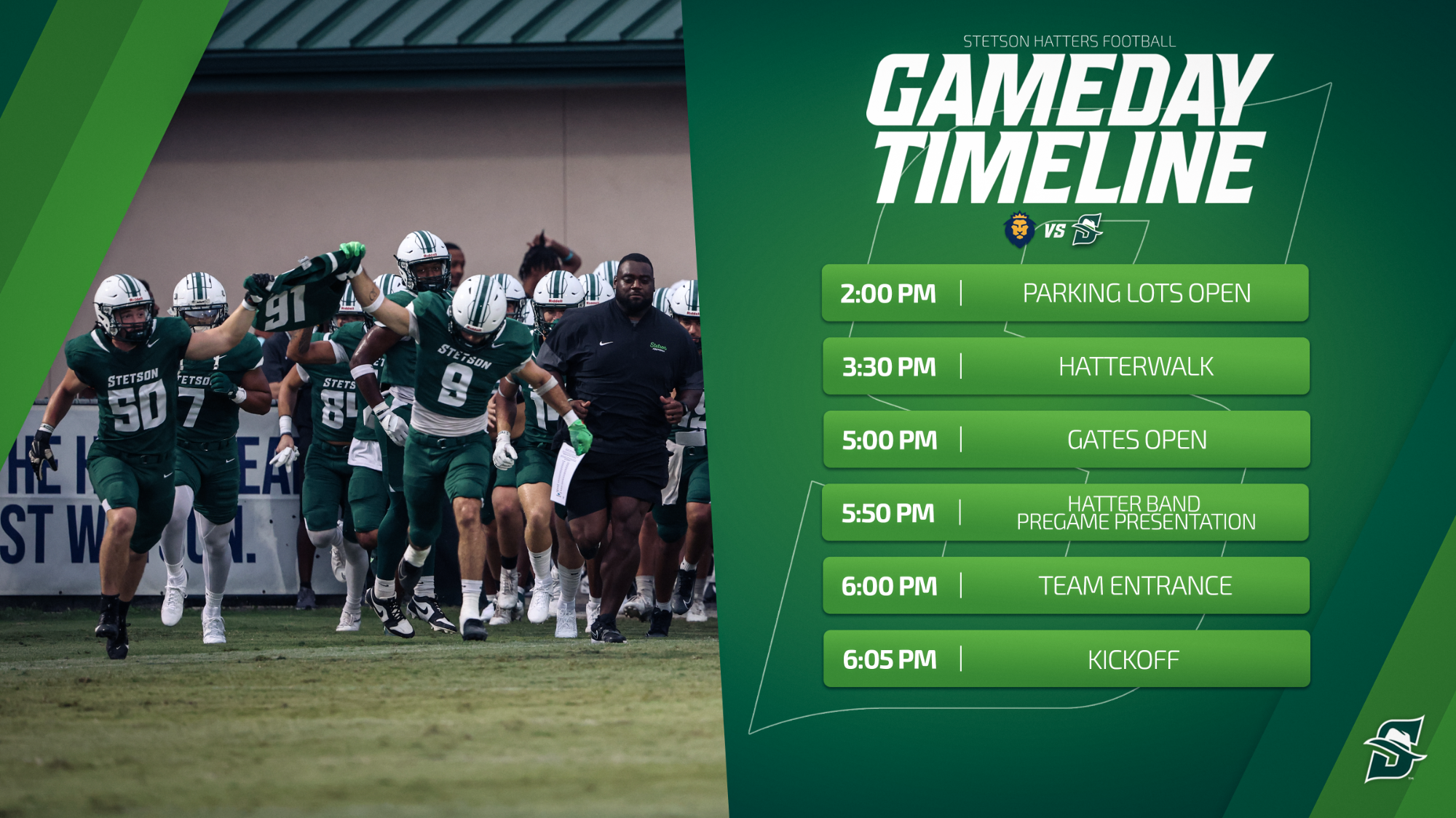 Stetson Hatters Announce 2025 Football Schedule - Stetson University ...