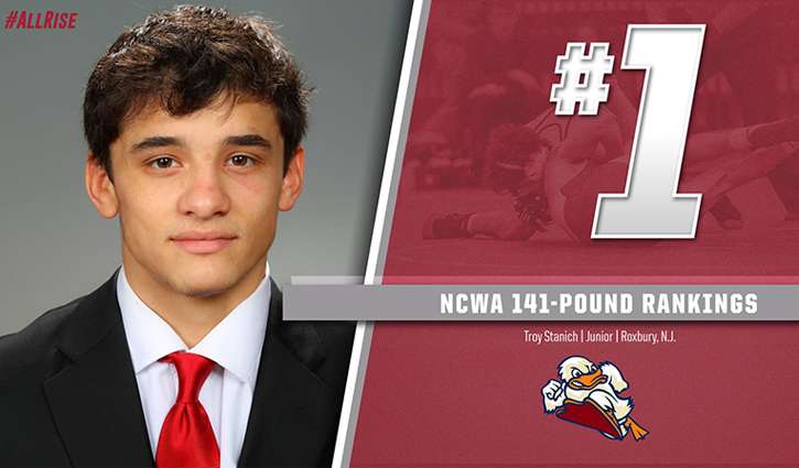 Stanich Claims Top Spot at 141 in Latest NCWA Rankings - Stevens ...