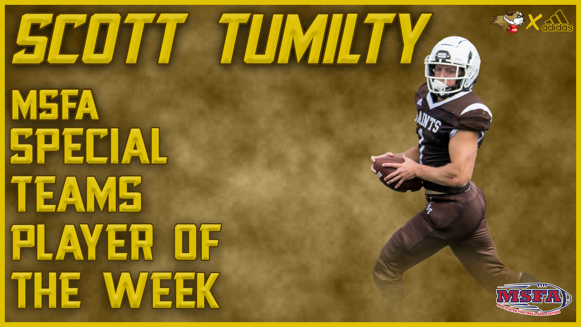 Special Teams Heroics Net MSFA Weekly Honors For Scott Tumilty - University of St. Francis (III.)