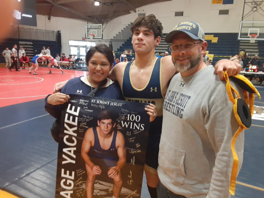 Gage Yackee — Career Win #100 - St. John's Jesuit Titans Athletics ...