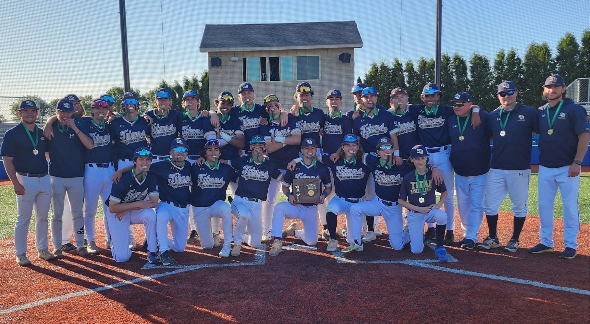 Titans win second district title in three years! - St. John's Jesuit ...