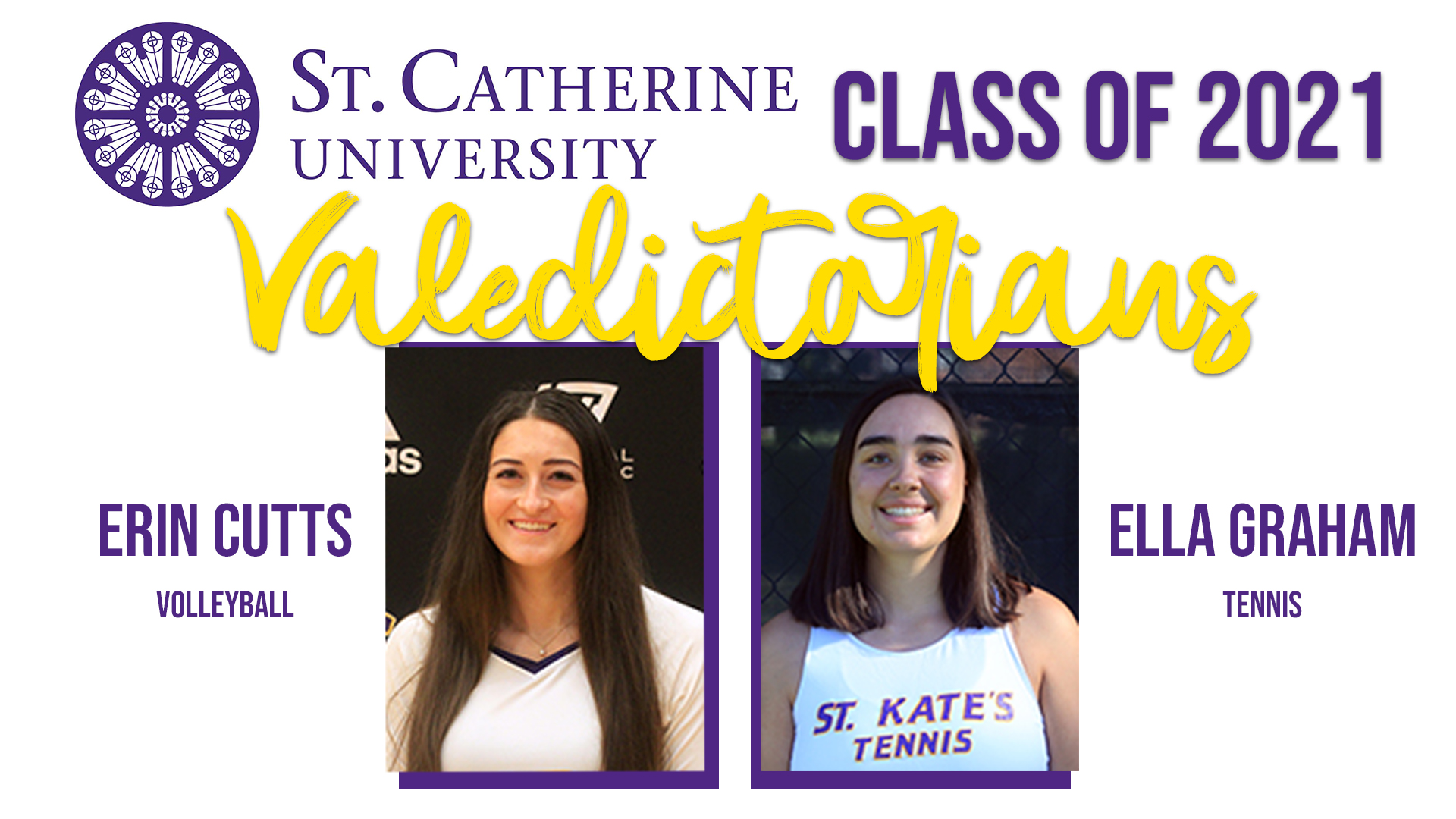 Cutts, Graham named Class of 2021 Valedictorians - St. Catherine ...