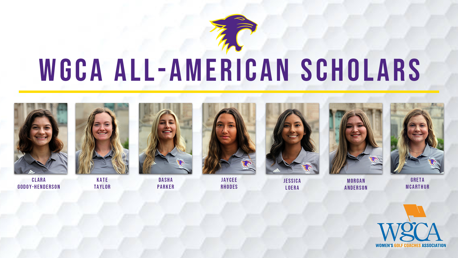 Seven golfers named WGCA All-American Scholars - St. Catherine ...