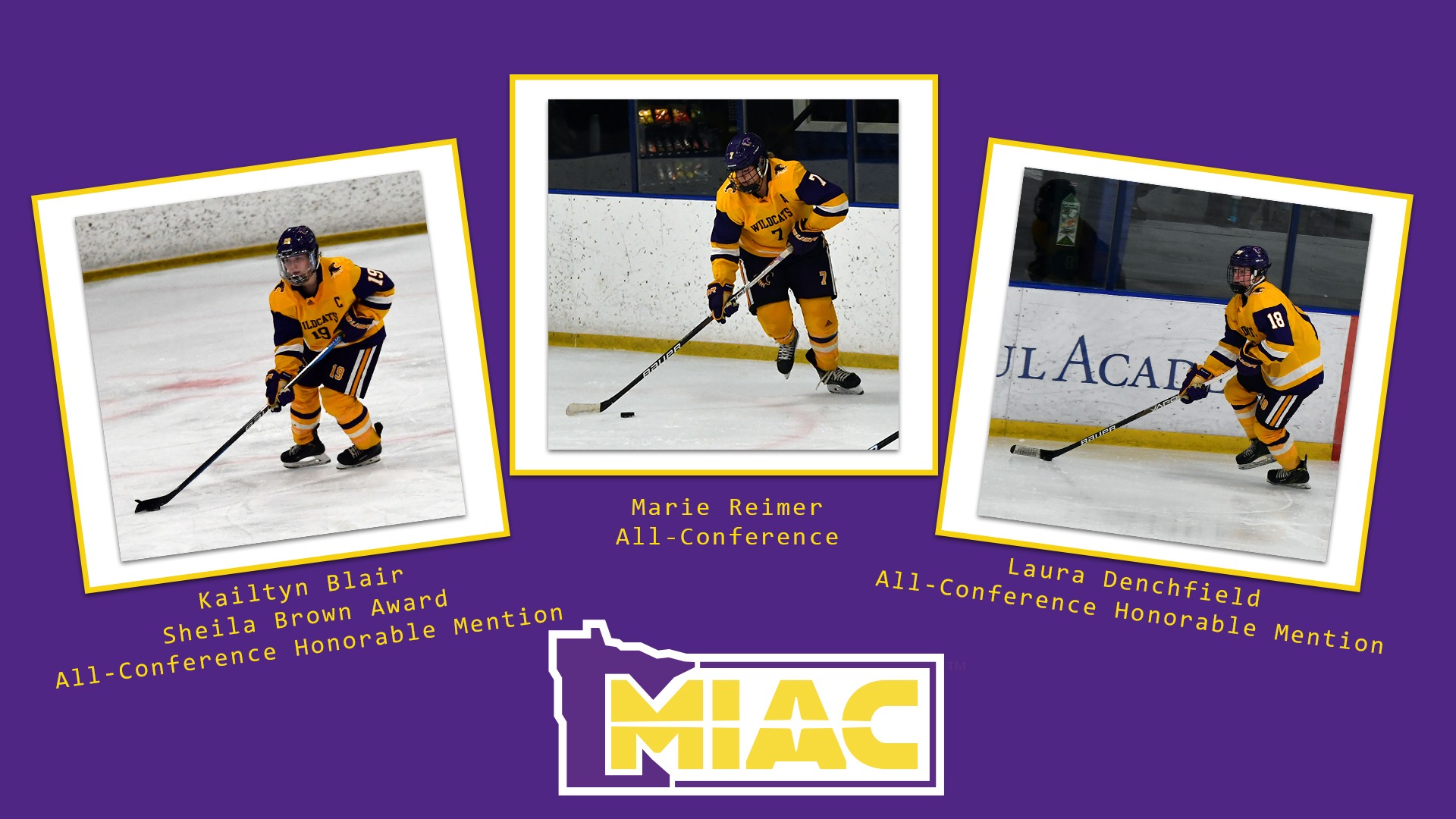 Blair named Sheila Brown Award Winner; Reimer, Blair, Denchfield earn ...