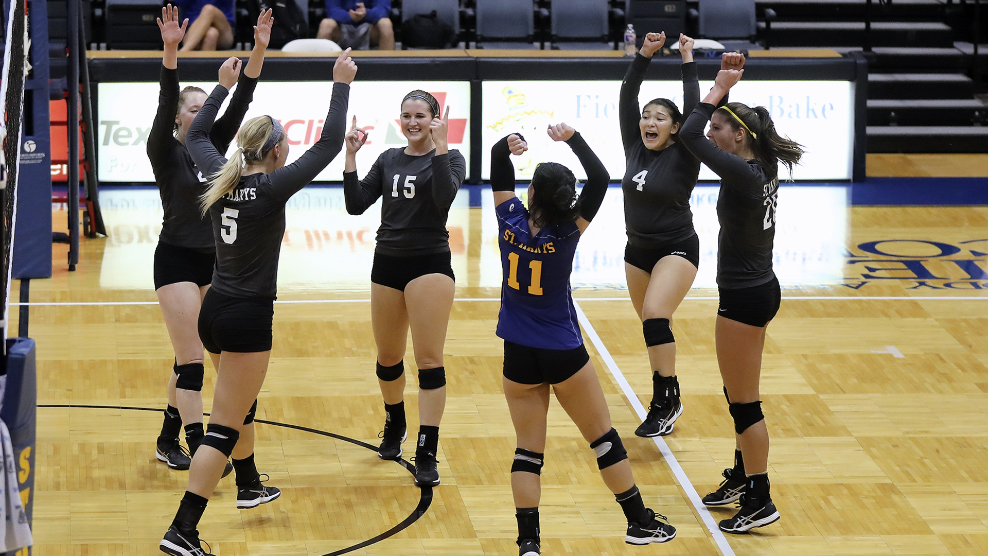 Volleyball continues to roll with sweep of Bulldogs - St. Mary's ...