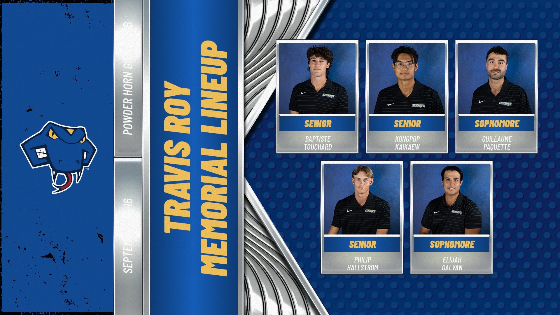 No. 13 Men's Golf in Seventh After Day One of Travis Roy Memorial - St ...