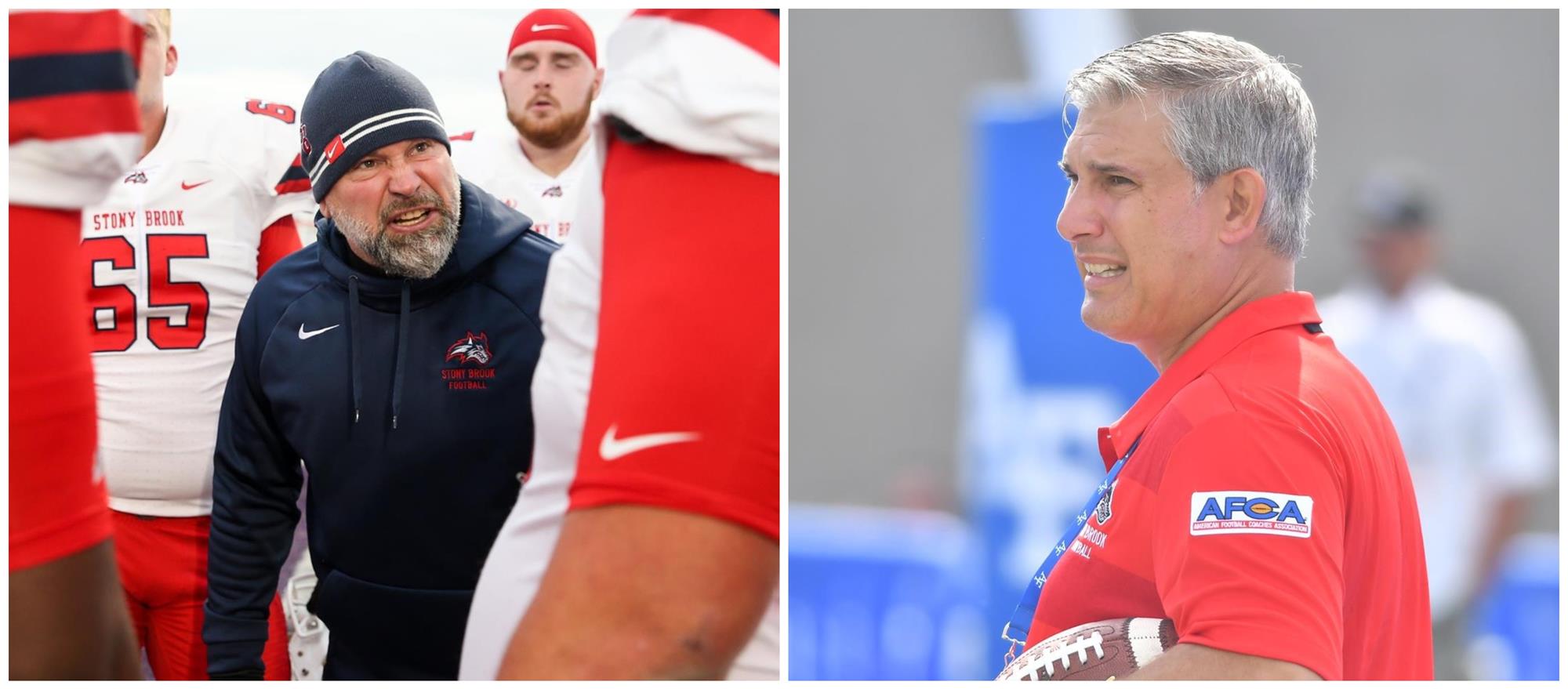 'We're on our reunion tour.' Co-Offensive Coordinators Chris Bache and ...