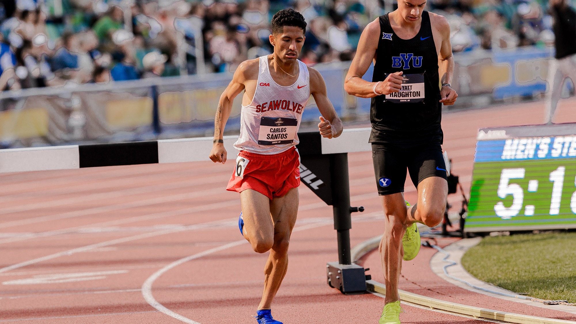Carlos Santos Jr. Punches Ticket to NCAA Championships in 3,000m ...