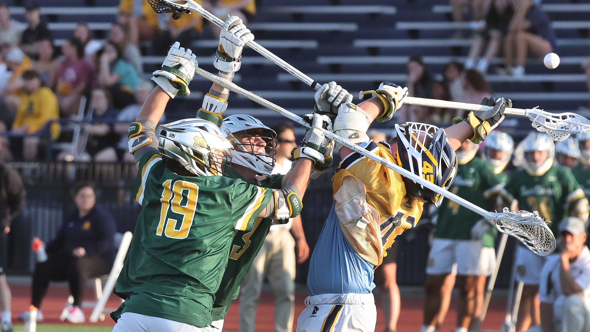 Men's lacrosse falls in PAC semis - Saint Vincent College