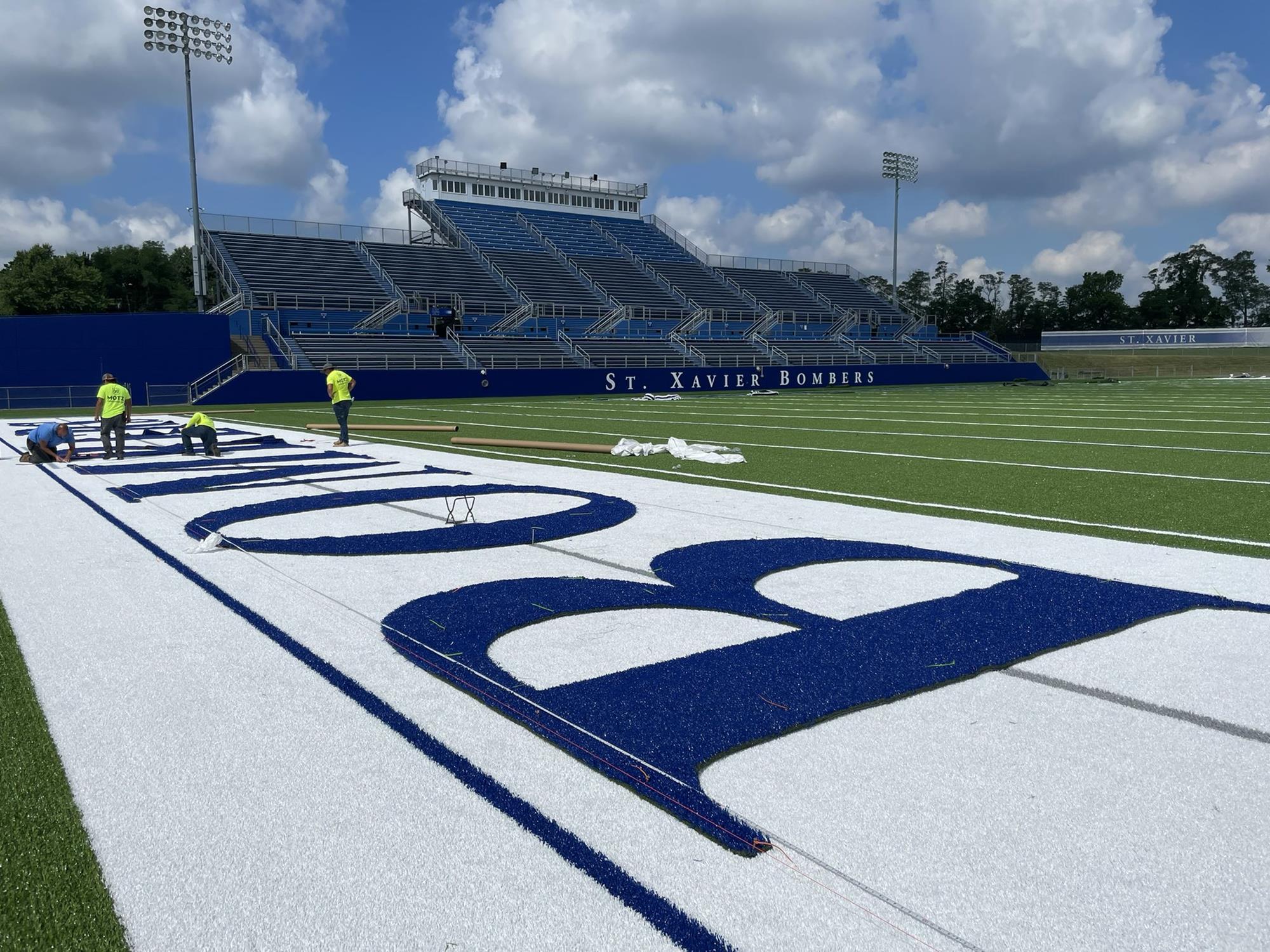 Ballaban Field Turf Project Close to Completion - St. Xavier High ...