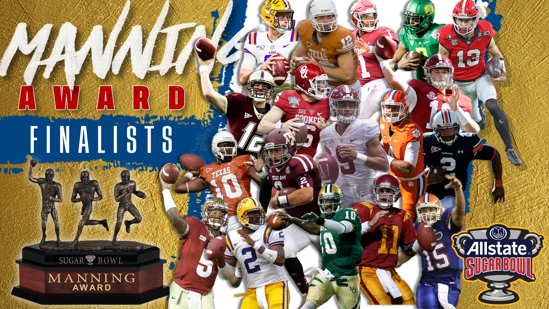 Allstate Sugar Bowl Announces First Manning Award Futures for 2023 ...