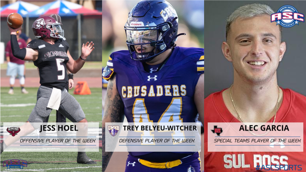 FOOTBALL: Alec Garcia named ASC Special Teams Player of the Week - Sul ...