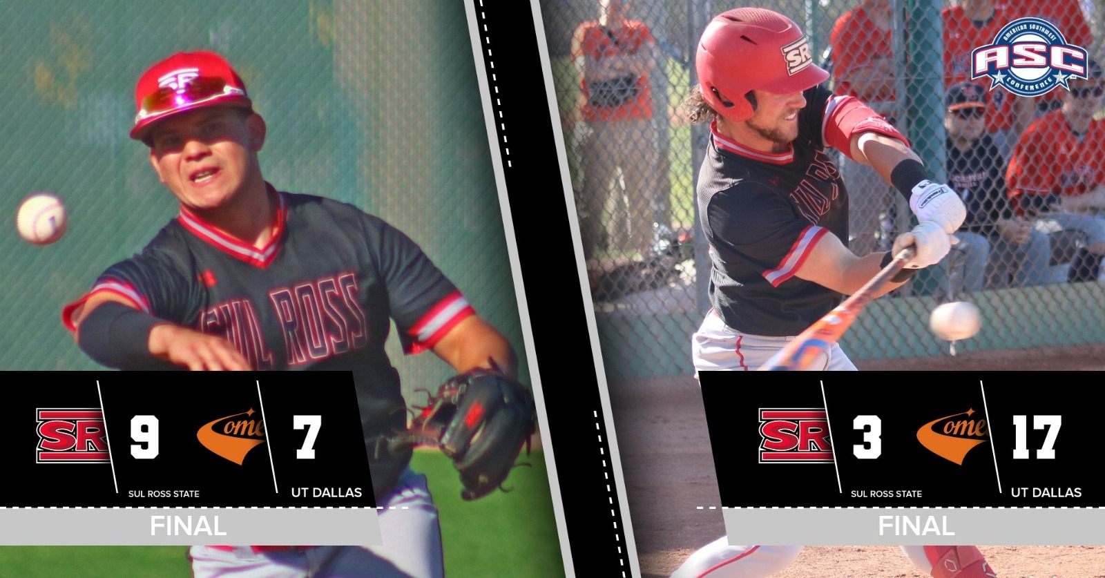 BASEBALL: Lobos split doubleheader against UT-Dallas - Sul Ross State ...
