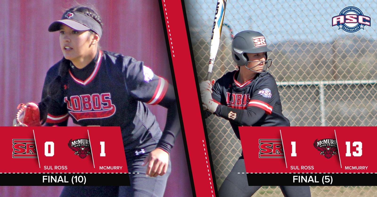 SOFTBALL: Lobos drop doubleheader to McMurry - Sul Ross State ...