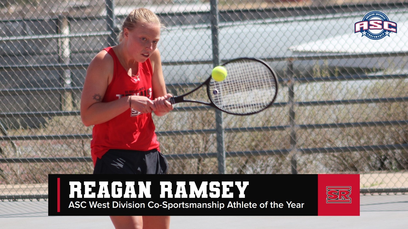 WOMEN'S TENNIS: Reagan Ramsey named ASC West Division Co-Sportsmanship ...