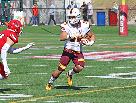 No. 15/16 Football secures road win in NJAC opener over Montclair St ...