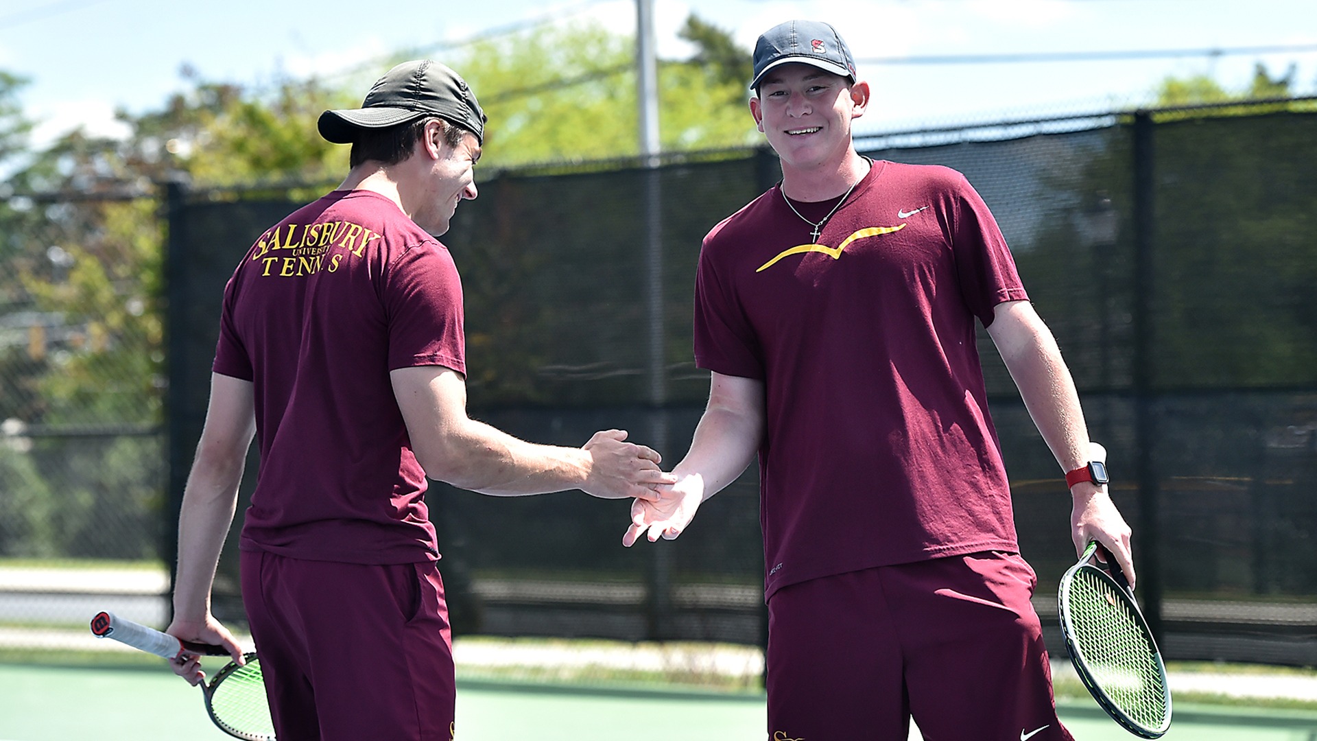 Men’s Tennis celebrates seniors with 8-1 win over Stevenson - Salisbury ...