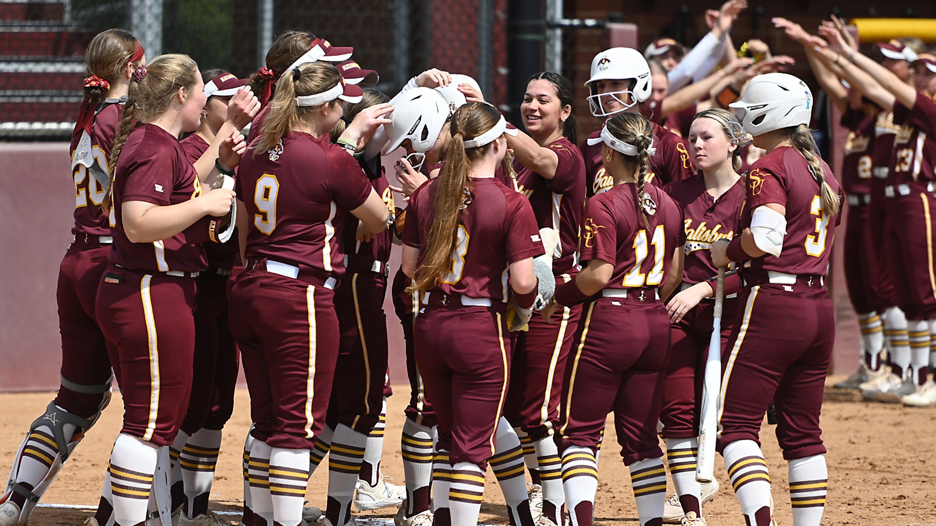 No. 2 Softball downs No. 11 VWU for two wins - Salisbury University