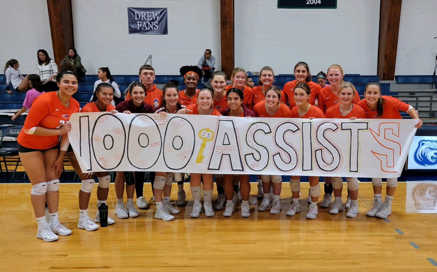 Volleyball Completes Reverse Sweep Over Drew, Roach Surpasses 1000 ...