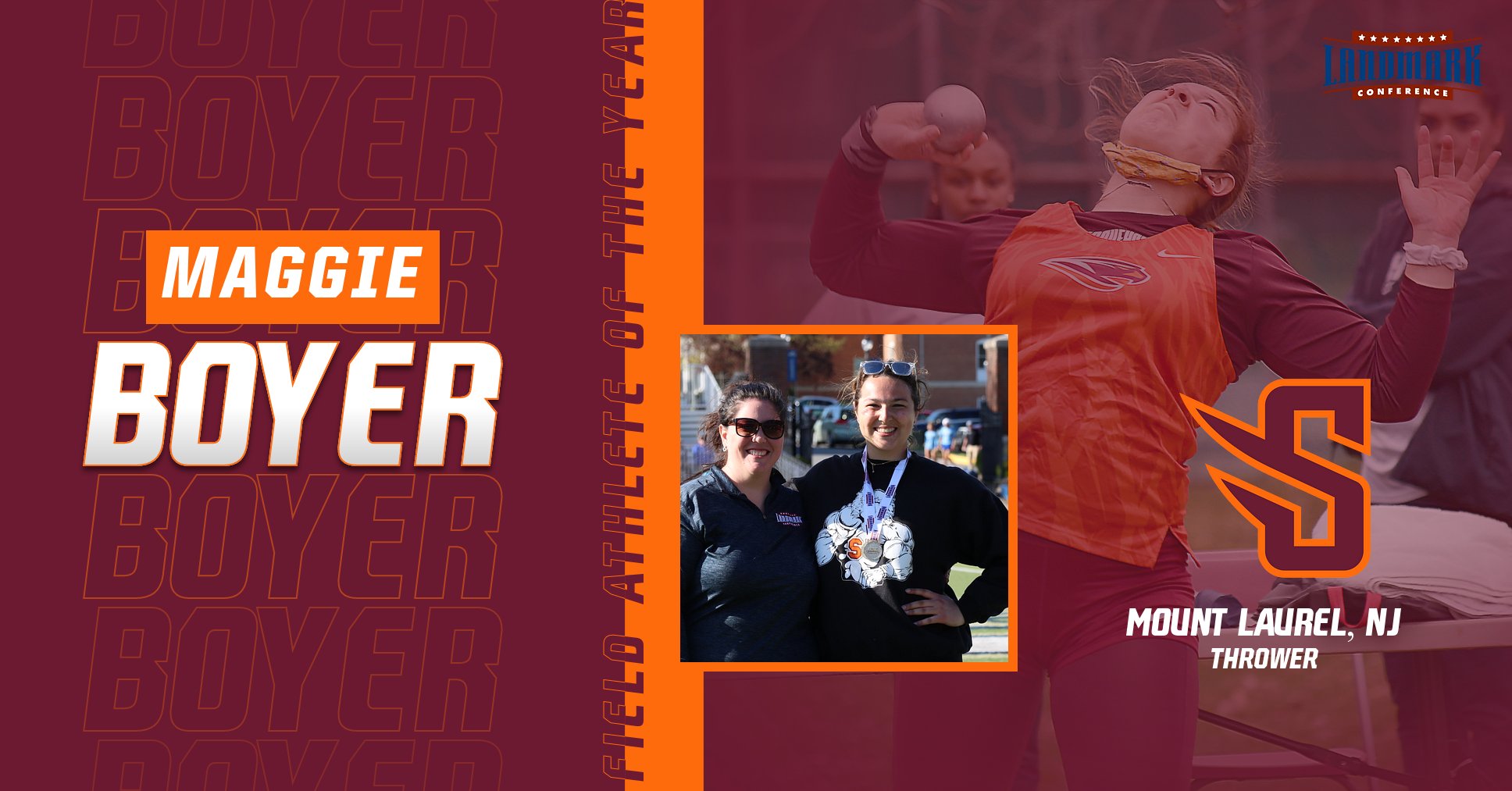Boyer Earns Field Athlete of the Year With Release of All-Landmark ...