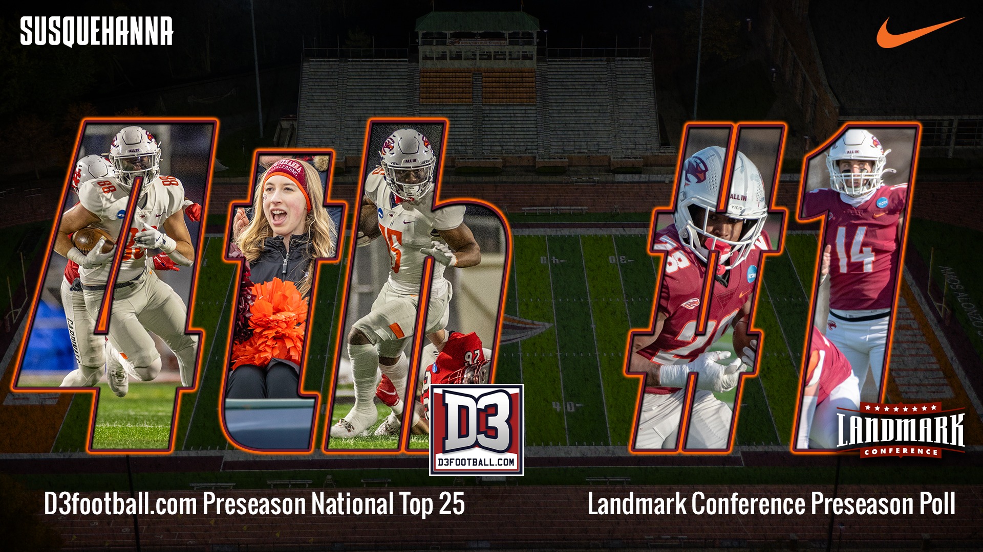 Football Fifth in AFCA Preseason Coaches Poll - Susquehanna University ...