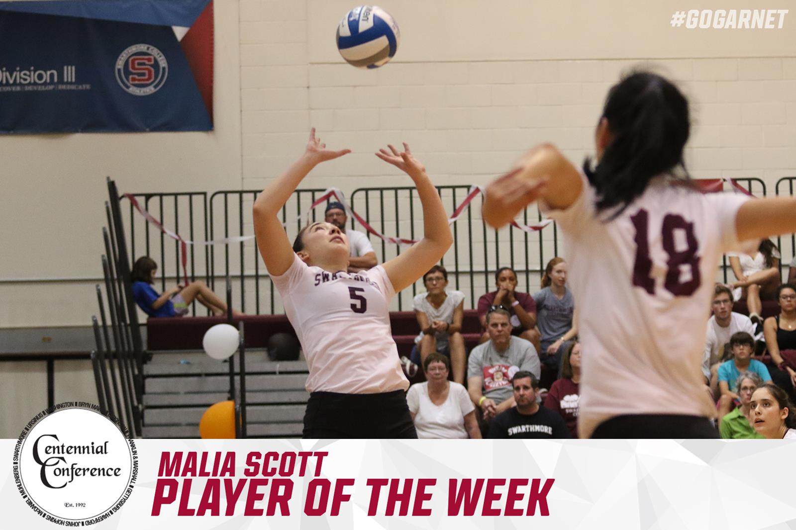 Malia Scott - Women's Volleyball - Swarthmore College Athletics