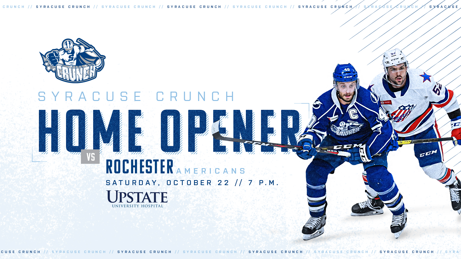 Syracuse Crunch Announce Details For Home Opener Presented By Upstate ...