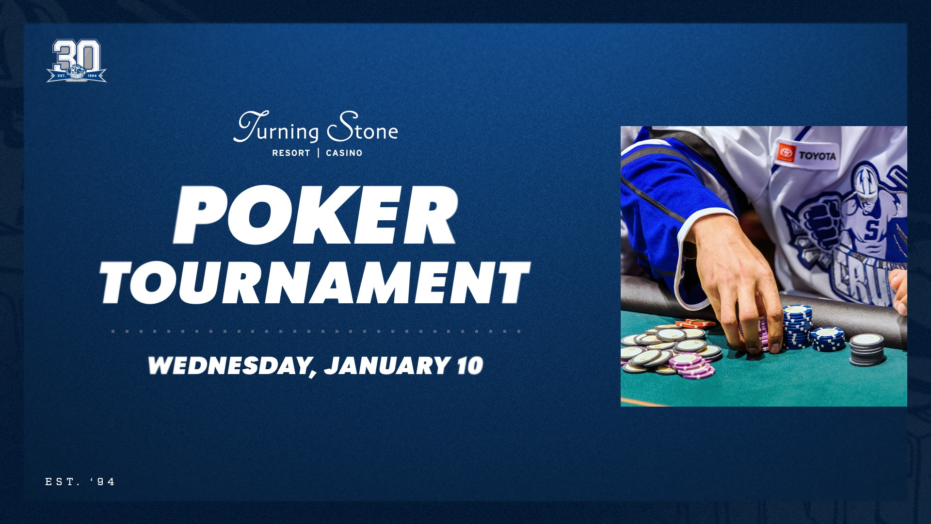 Syracuse Crunch To Hold Knockout Poker Tournament at Turning Stone ...