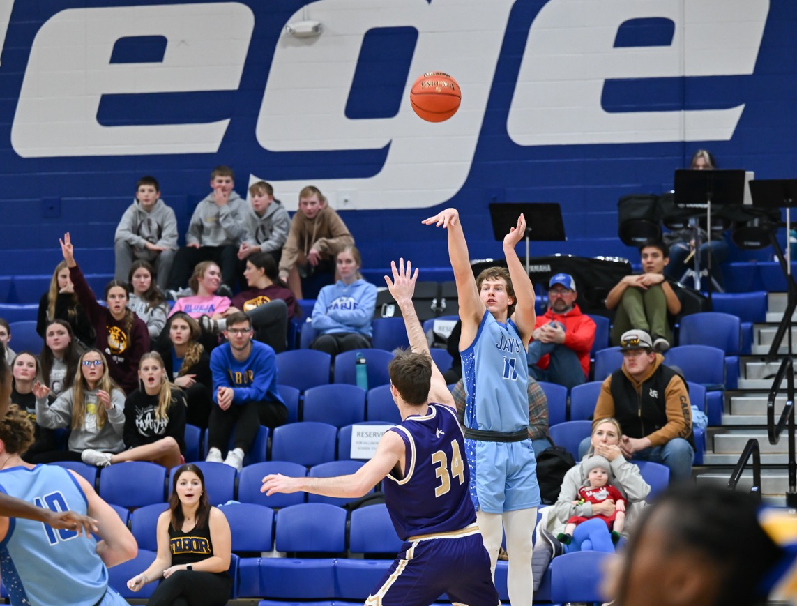 STRONG COMEBACK EFFORT NOT ENOUGH FOR BLUEJAY MEN - Tabor College