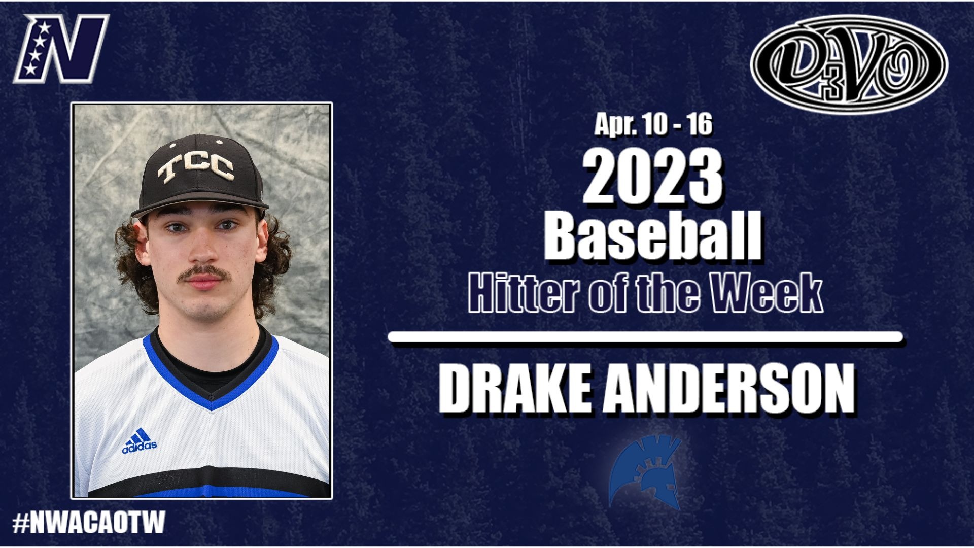 Drake Anderson selected as NWAC Player of the Week - Tacoma Community ...