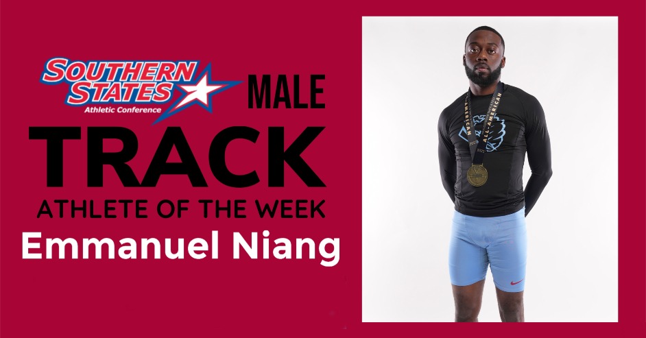 Niang is SSAC Indoor Track & Field Runner of the Week - Talladega College