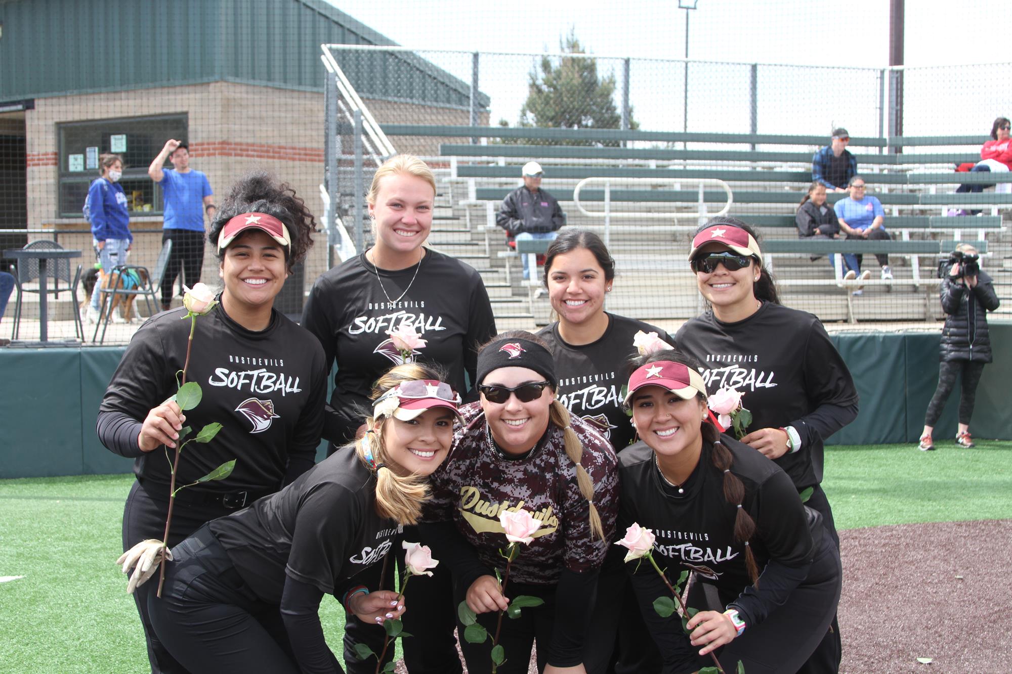 Dustdevils Celebrate Seven Seniors, Sweep Mustangs - Texas A&M ...