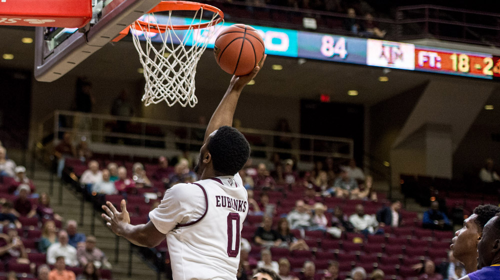 Kobie Eubanks - Men's Basketball - Texas A&M Athletics - 12thMan.com