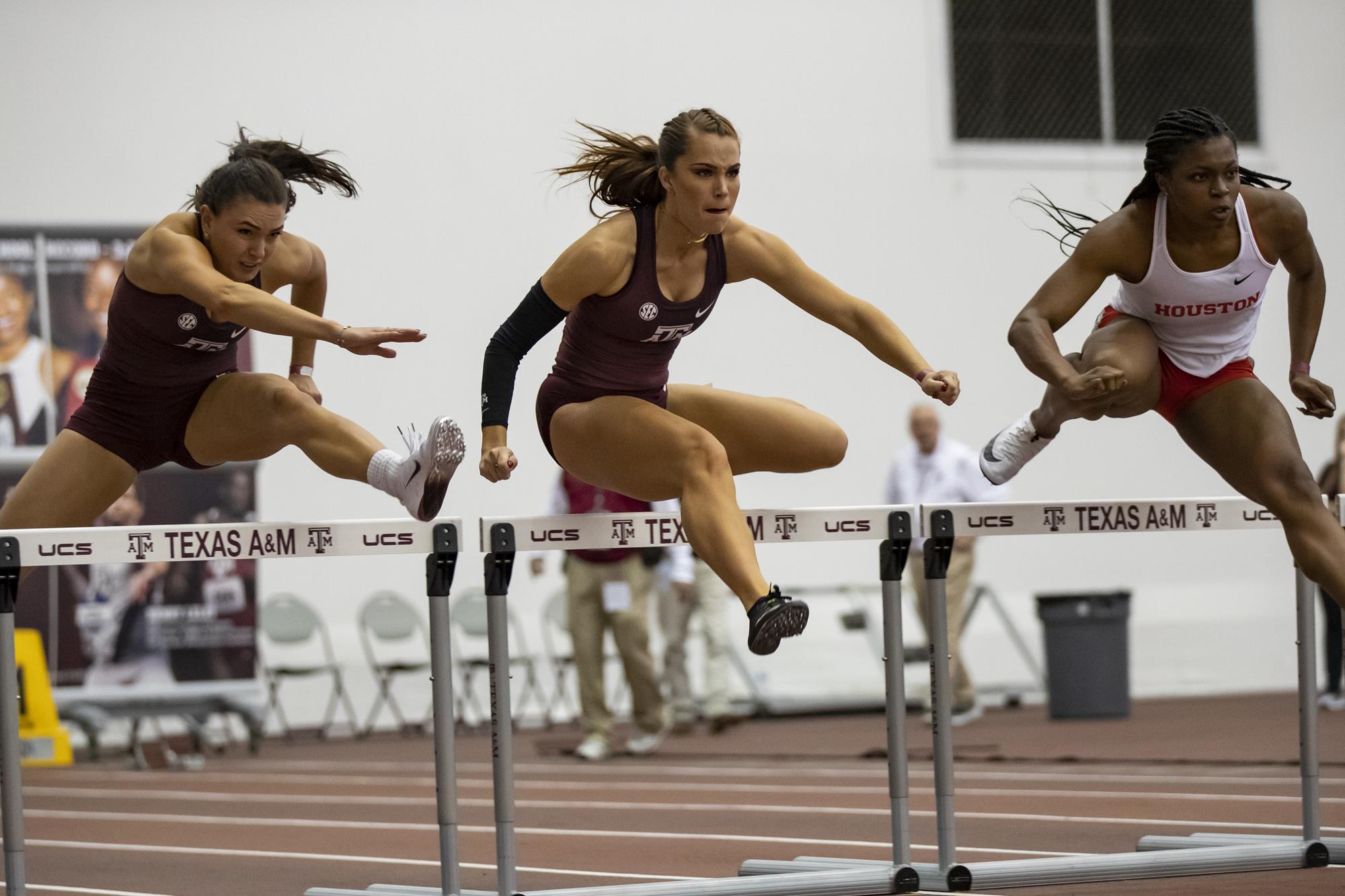 Track And Field Background Hurdles