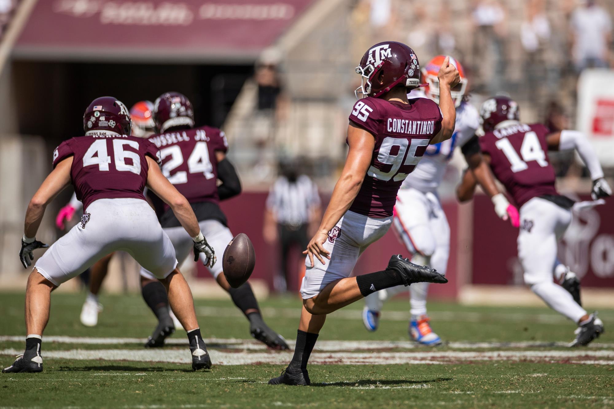 Nik Constantinou - Football - Texas A&M Athletics - 12thMan.com