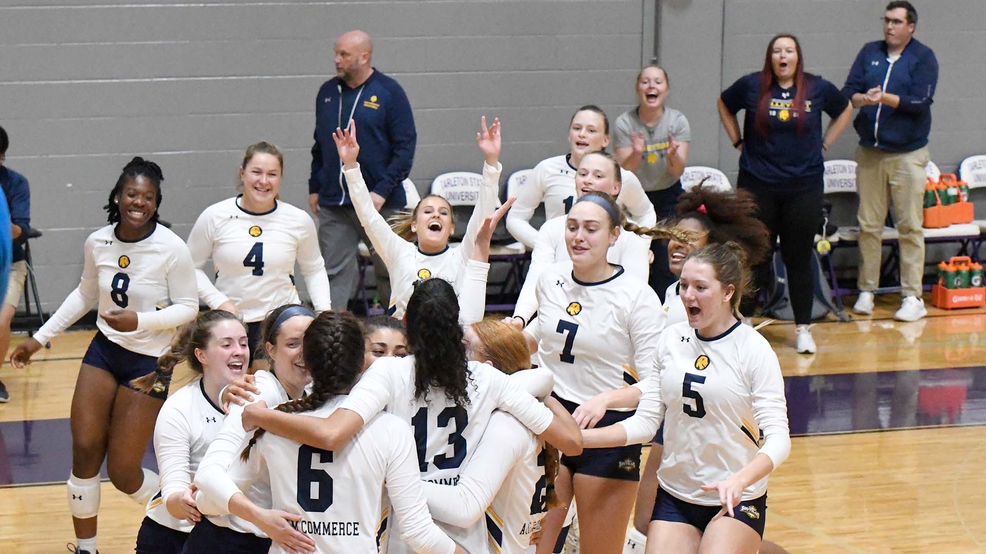 Lions storm back to down Tarleton in five - Texas A&M University ...