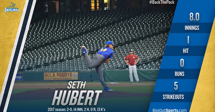 Seth Hubert - Baseball - Texas A&M - Kingsville Athletics