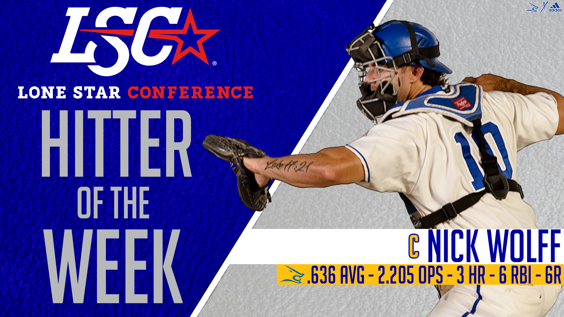 Nick Wolff - Baseball - Texas A&M - Kingsville Athletics