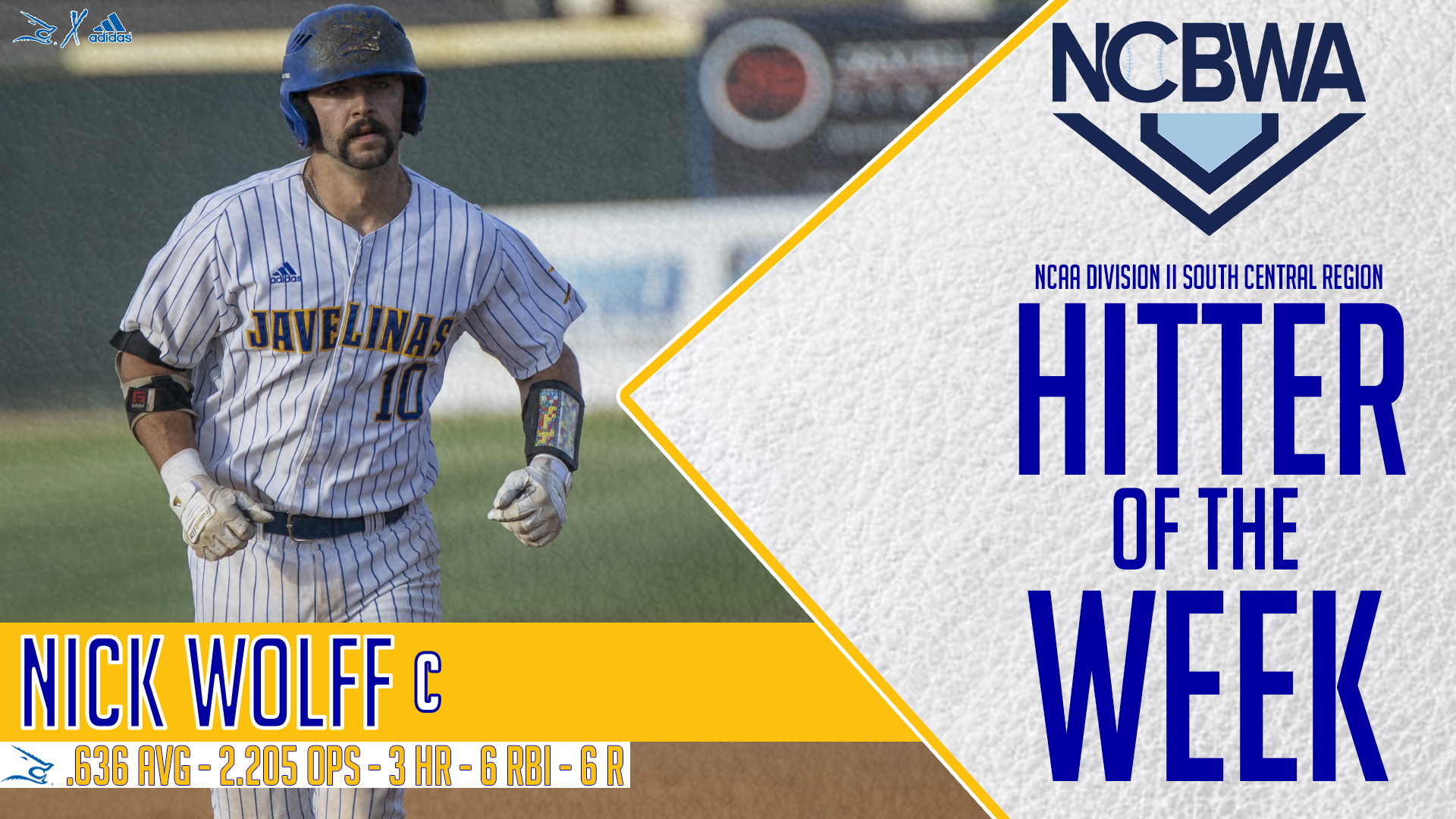 Nick Wolff - Baseball - Texas A&M - Kingsville Athletics