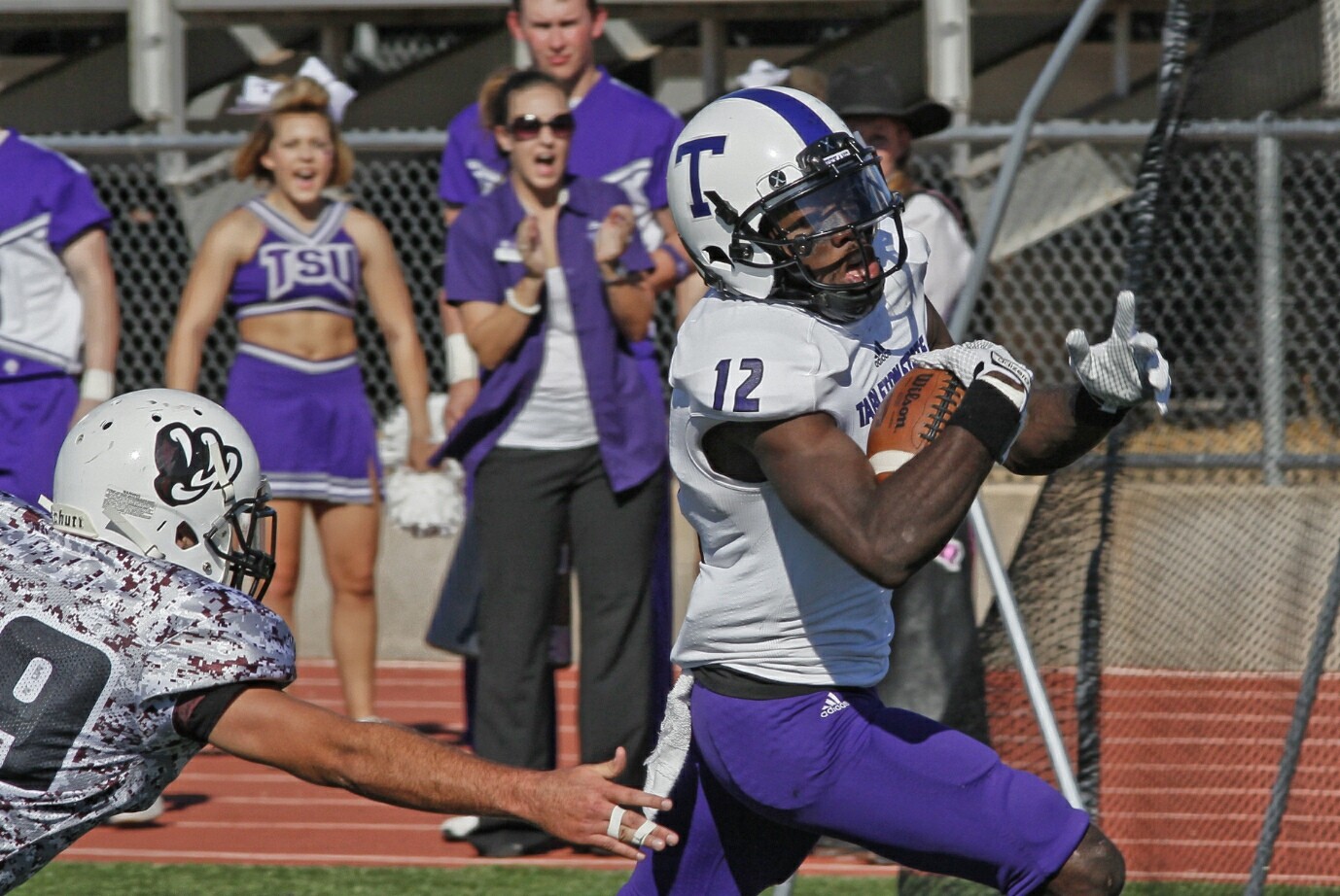 Texans run away from McMurry in 64-7 rout - Tarleton State University ...
